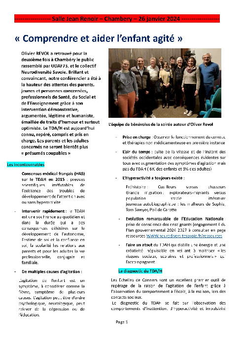 Enfant agité :: NeurodiversiteSavoie